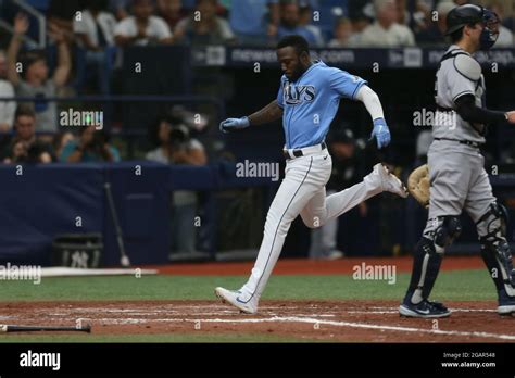 St Petersburg Fl Usa Tampa Bay Rays Left Fielder Randy Arozarena