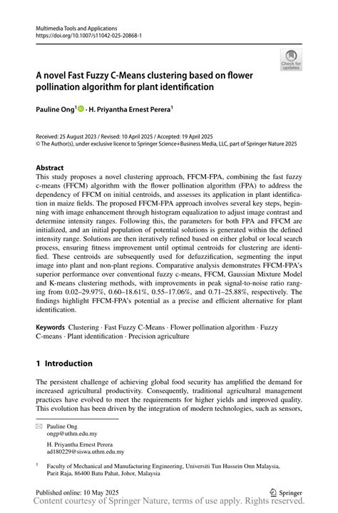 A Novel Fast Fuzzy C Means Clustering Based On Flower Pollination