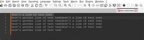Line Select Problem Notepad Community