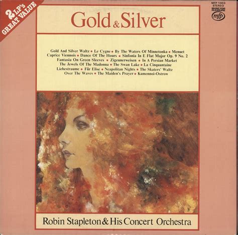 Robin Stapleton And His Orchestra Gold And Silver Uk 2 Lp Vinyl Set