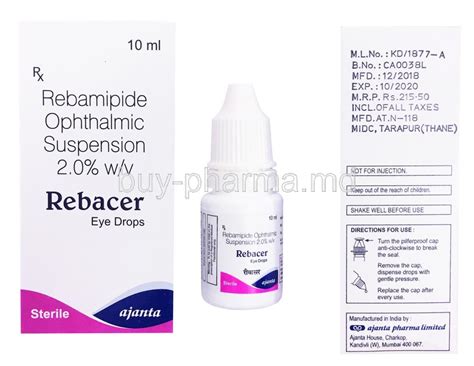 Buy Rebamipide Eye Drops Online