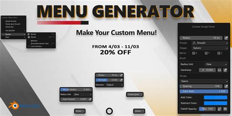 Menu Generator Blender Market