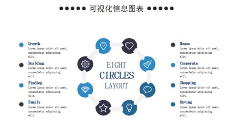 인터넷 스타일의 실용적인 시각화 Ppt 차트 무료 Ppt 템플릿 Pngtree에서 다운로드