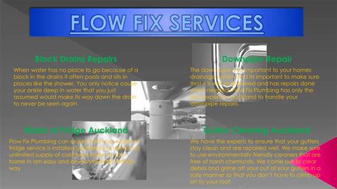 PPT - Flow Fix Plumbing PowerPoint Presentation, free download - ID:7962914