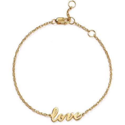 Jennifer Zeuner Addison Cursive Love Bracelet 140