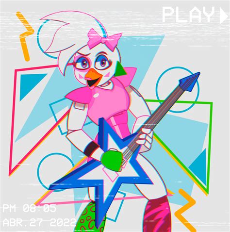 Glam Rock Chica By Pizza Bonk On Deviantart