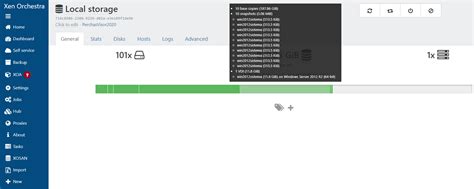 vm space used in local storage and base copies xcp ng and xo forum