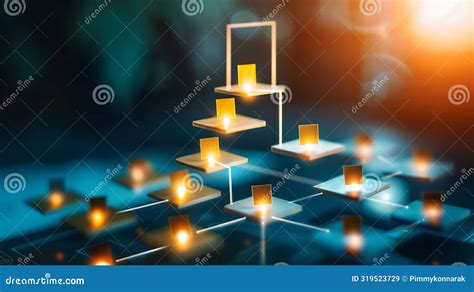 generative ai business hierarchy company structure concept business