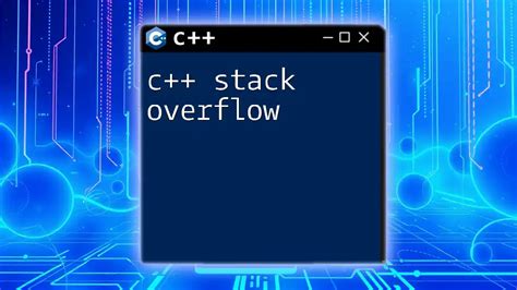 Understanding C Stack Overflow Causes And Solutions