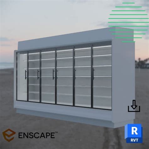 Free Glass Door Display Fridge Revit Bimshares
