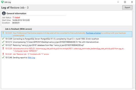 Restore Postgres On New Pc Restore Err Destination Issues Sql Backup And Ftp Community