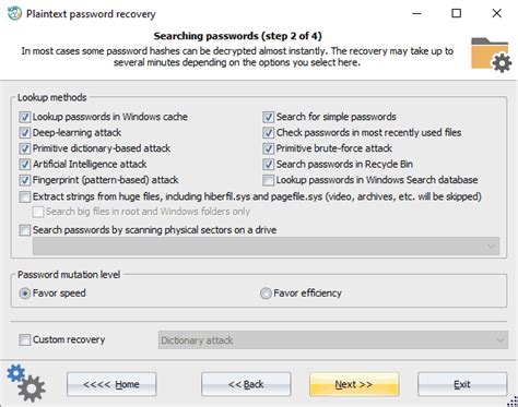 Searching And Recovering Windows Account Passwords