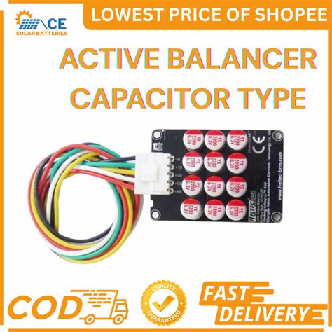 Active Balancer 3s 4s 5s 6s 7s 8s 16s 20s Flying Capacitor Type Balancing