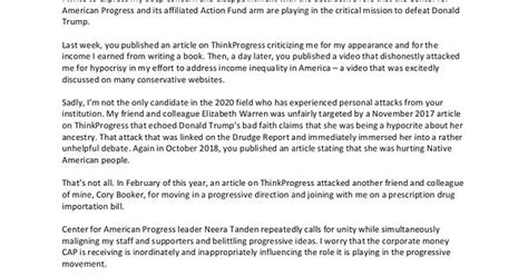 Bernie Sanders Says The Center For America Progess Is Undermining