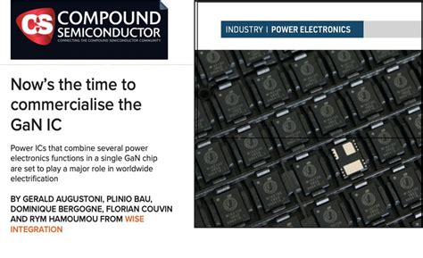 Wise Integration On Linkedin Nows The Time To Commercialise The Gan Ic