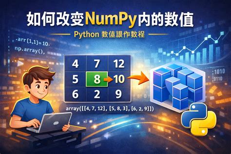 如何改变numpy内的数值python 如何改变numpy内的数值python
