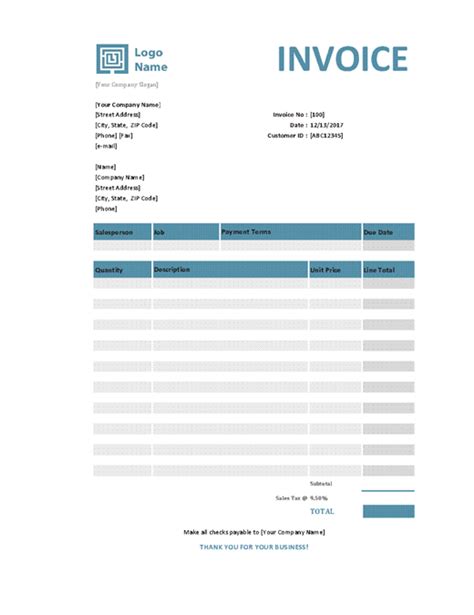 Create A Monthly Invoice Template In 2 Minutes Bonsai