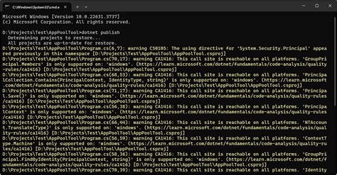 Publish A Console App As A Single Executable