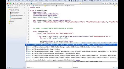 7 Pageviewcontroller Show App Vc With Transitionfromviewcontroller Youtube