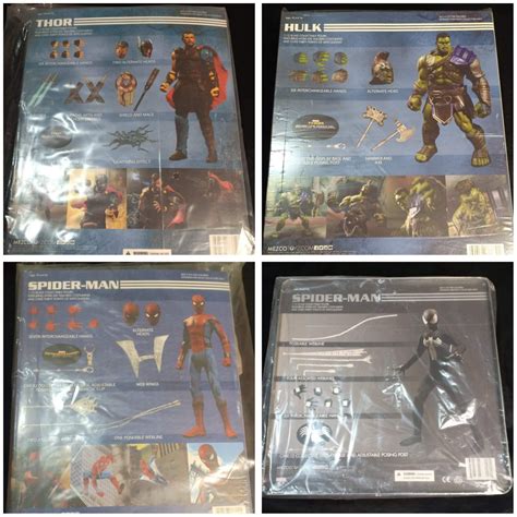 7 03 Mezco Mafex Revoltech Punisher Cyclops Cable Wolverine Thor Hulk