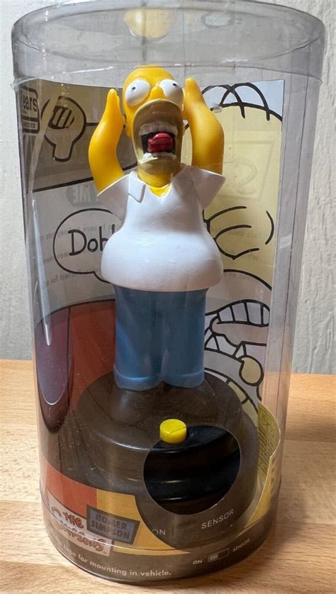 Homer Simpson Talking Figure Dash Mount New Tested Working 4633815759