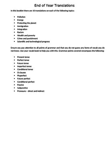 Ecriture Dissertation Et Traduction Teaching Resources