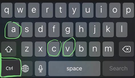 [request] a ctrl button for select all ctrl a copy ctrl c and