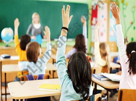 Esl English Powerpoints Classroom Objects