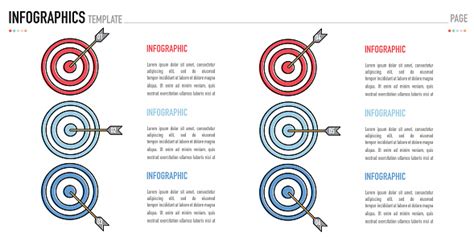 비즈니스 프레젠테이션을 위한 Target Dart 또는 Dartboard 낙서 선형 인포그래픽 과녁에 대한 스톡 벡터 아트 및 기타 이미지 Istock