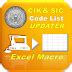ExcelStud Com SEC CIK SIC Code UPDATING MS Excel Macro