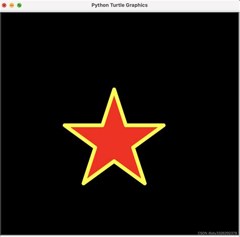 turtle画图 五角星 csdn博客