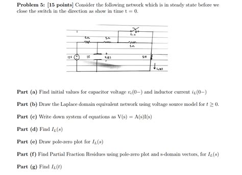solved problem 5 [15 points] consider the following network