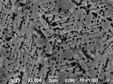 Sem Image Of The Porous Inp 111 Surface With An Impurity