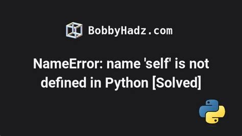 NameError Python Not Defined Fix DataSpark Innovations