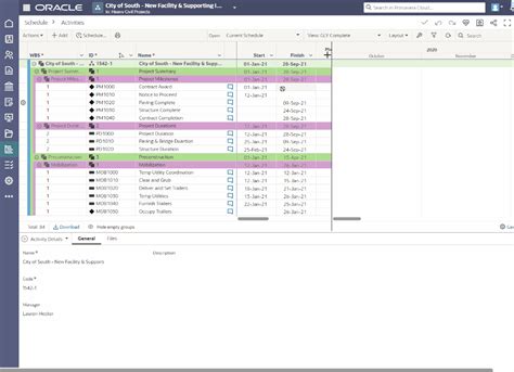how to import a project as a baseline in oracle primavera cloud taradigm