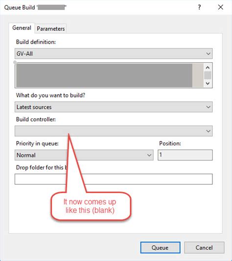 Visual Studio 2017 How Do I Set The Default Build Controller For TFS