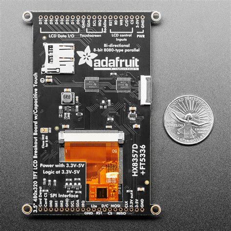 adafruit 3 5 tft 320x480 with capacitive touch breakout board eyespi