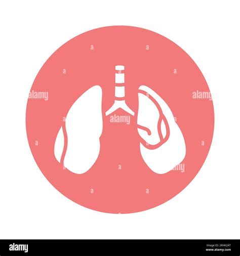 Pneumothorax Color Line Icon Isolated Vector Element Outline Pictogram For Web Page Mobile