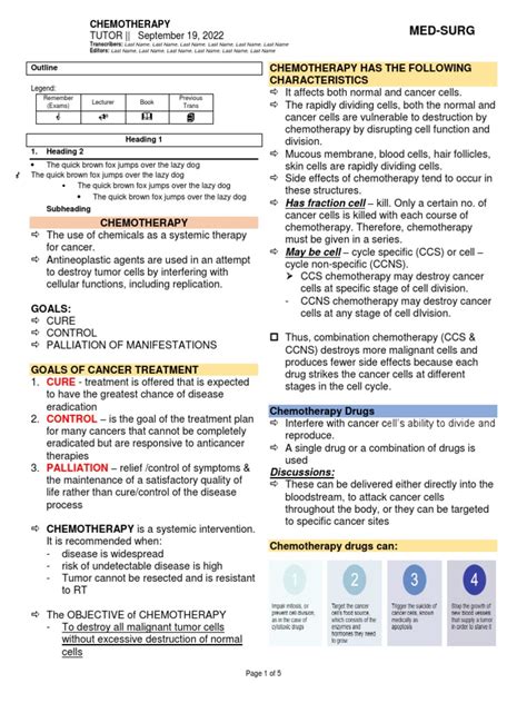 Understanding The Fundamentals Of Chemotherapy Routes Of