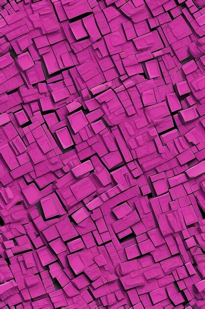 Premium Photo Pink Seamless Irregular Rectangle Pattern Background