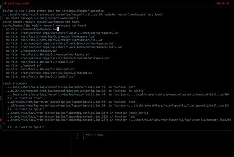 How To Solve This Error Message Newbie Rneovim