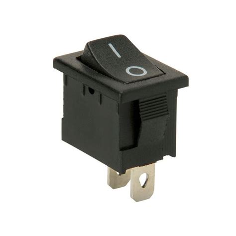 Auslese A V AC SPST ON OFF Rocker Switch Black Pack Of