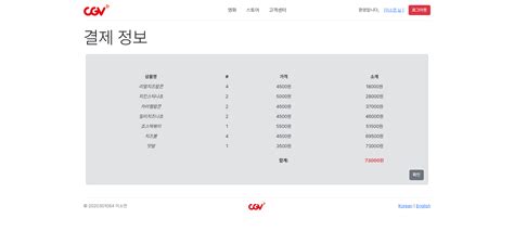 GitHub soyeonii JSP CGV 영화 예매 사이트