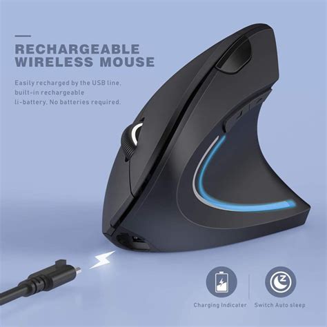 Jelly Comb Multi Mode Wireless Vertical Mouse Bluetooth 4 0 2 4G Switch For 3 Device