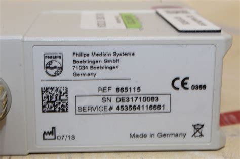Philips Intellibridge Ec10 Module Js Medical Equipment