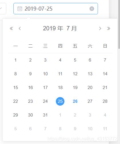 修改elementui 的datepicker日期选择器自然周从周一至周日 html日期选择器显示怎么控制星期优先显示周一 csdn博客