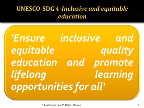 Unesco Education 2030 Framework For Action Sustainable Development Goal 4 Extract And Summary Ppt
