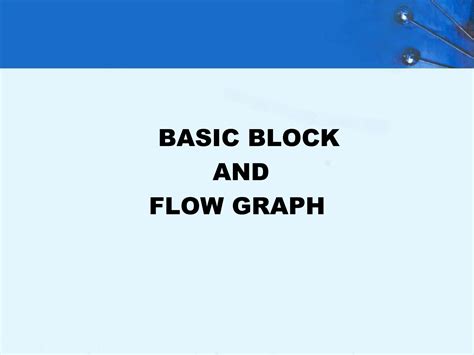 SOLUTION Unit 10 Basic Block And Flow Graph Studypool
