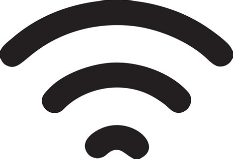 Signal Communication Information Connection Wireless Icon Symbol Vector Image Illustration Of