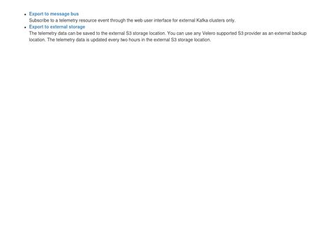 Export Telemetry Data Dell Telecom Infrastructure Automation Suite 2 1 Installation And